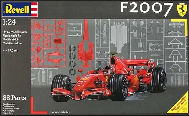 [模型成品] REVELL 1/24 Ferrari F2007 – 長期冇飯開